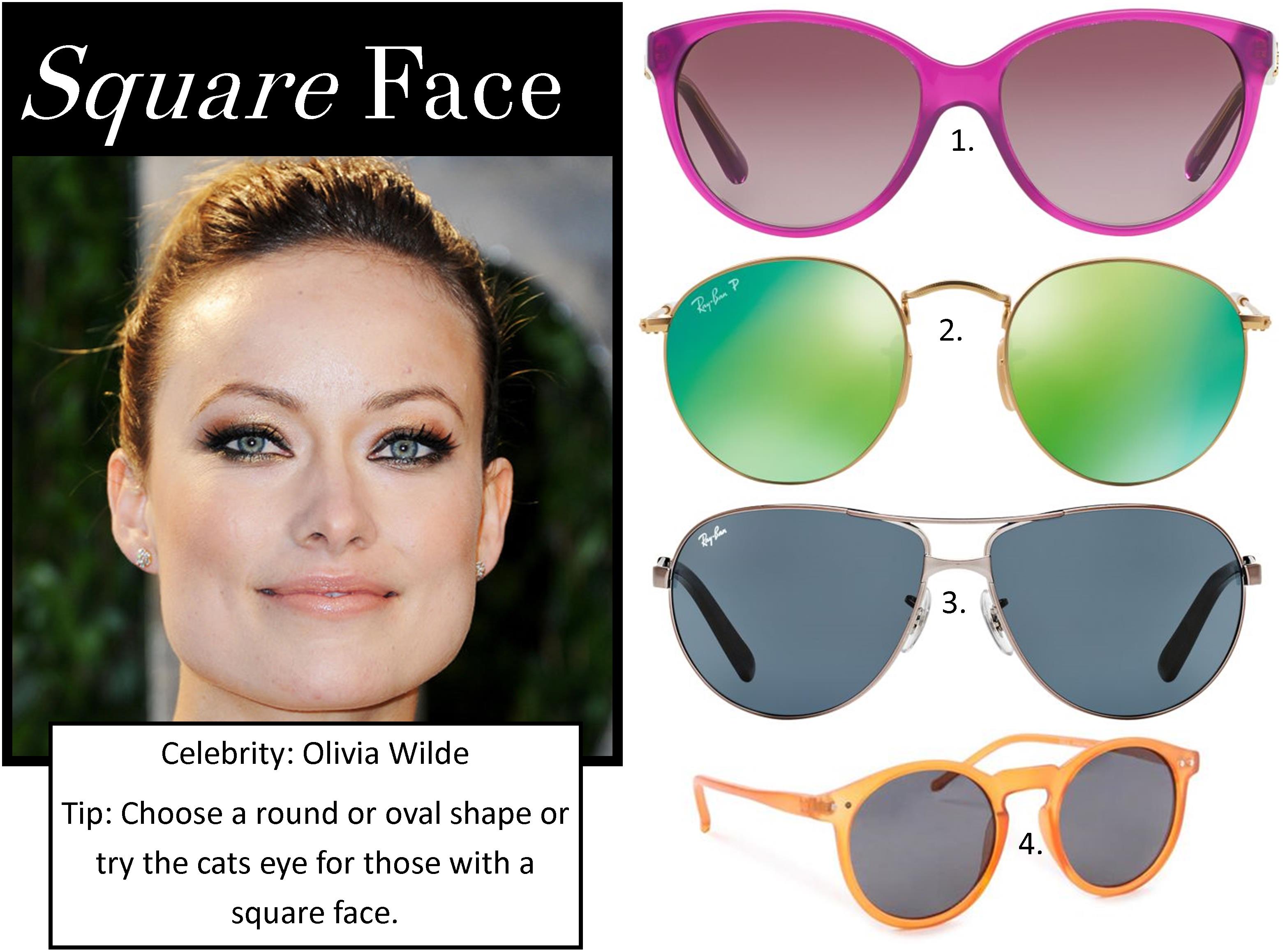 Ideal Sunglasses For Your Face Shape FashionPro Ideal Sunglasses For Your Face Shape FashionPro